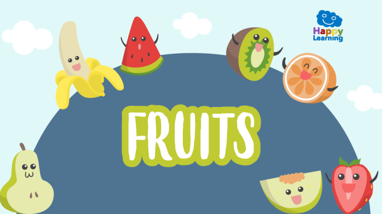 Word search: The Fruits - Games for kids | Happy Learning