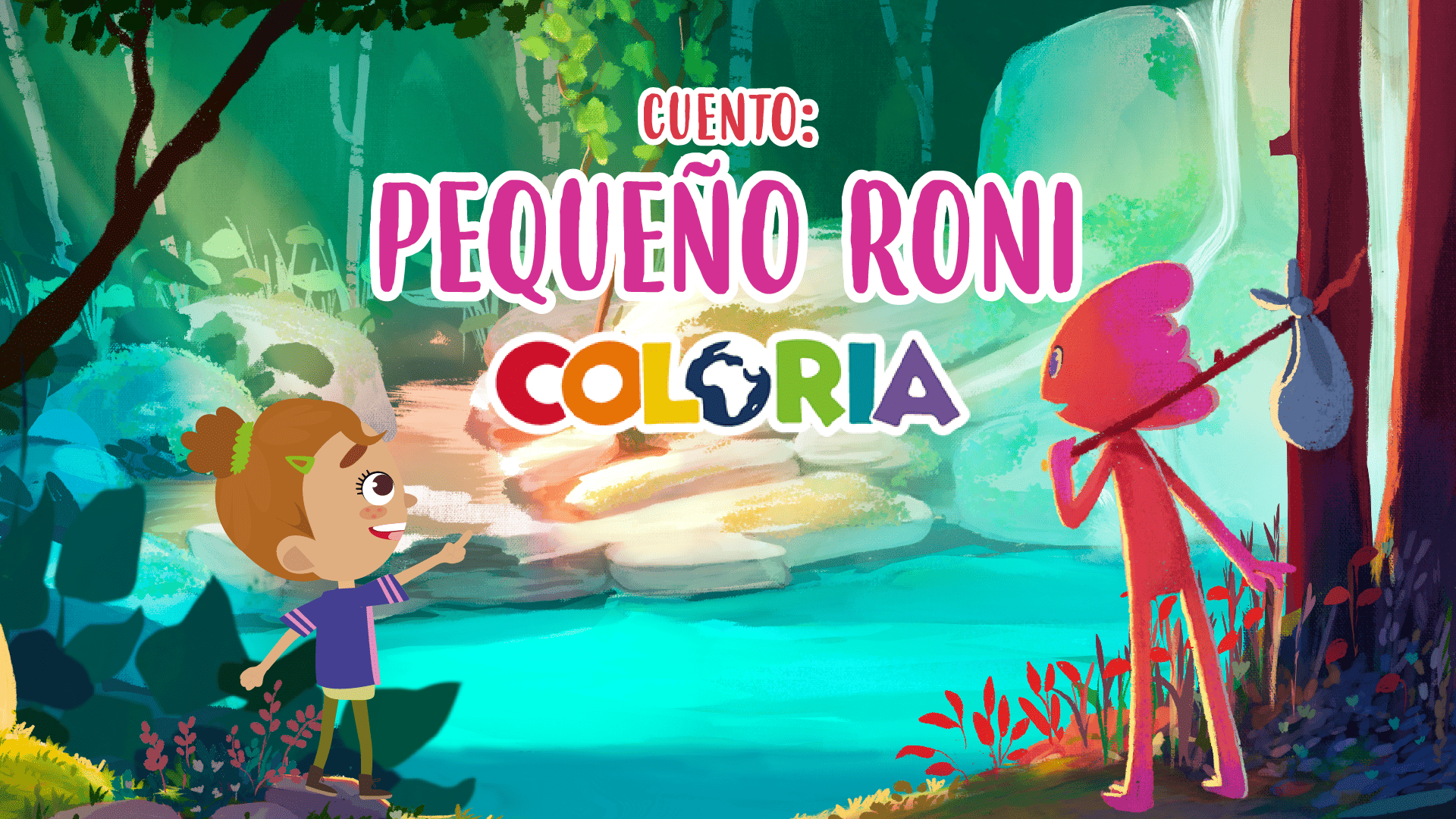 Cuento de Coloria Pequeño Roni | Happy Learning